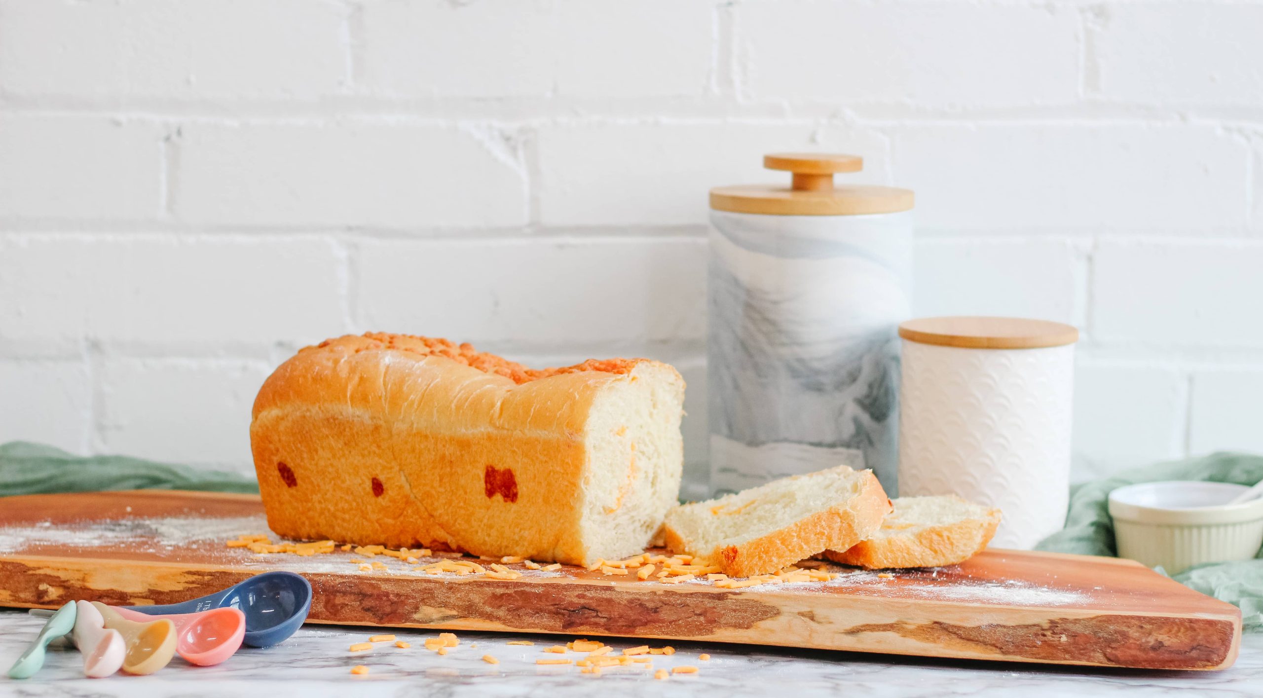 Cheddar Cheese Bread - Krumbs Breadery