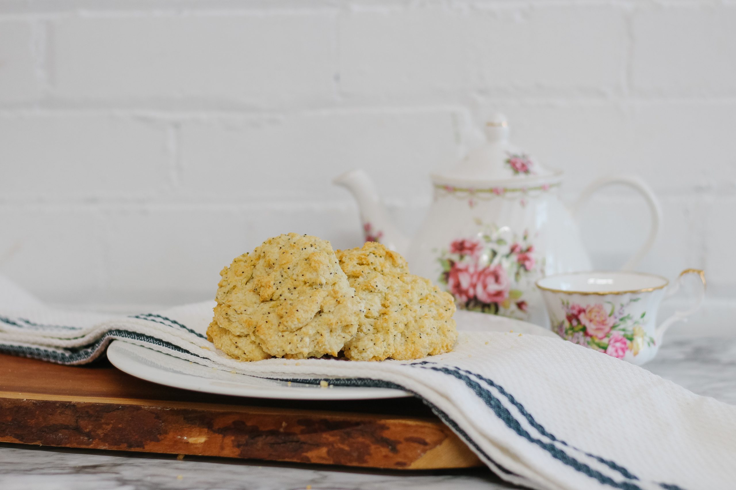 Lemon Poppyseed Tea Biscuits - Krumbs Breadery