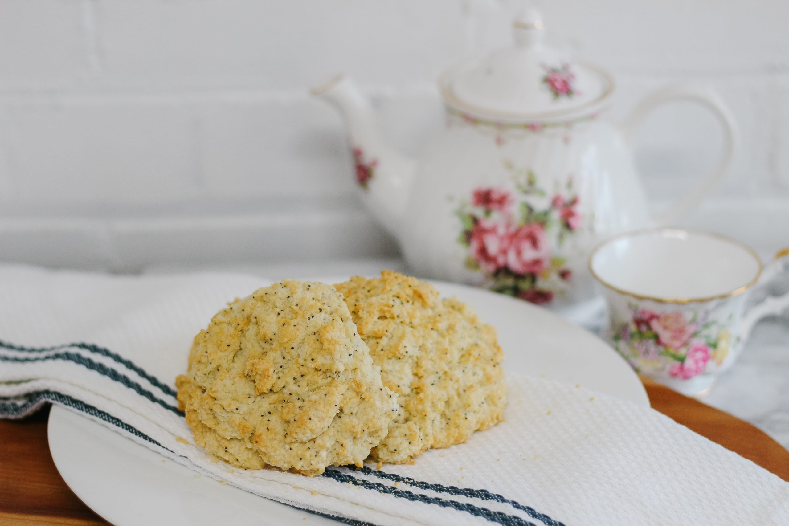 Lemon Poppyseed Tea Biscuits - Krumbs Breadery